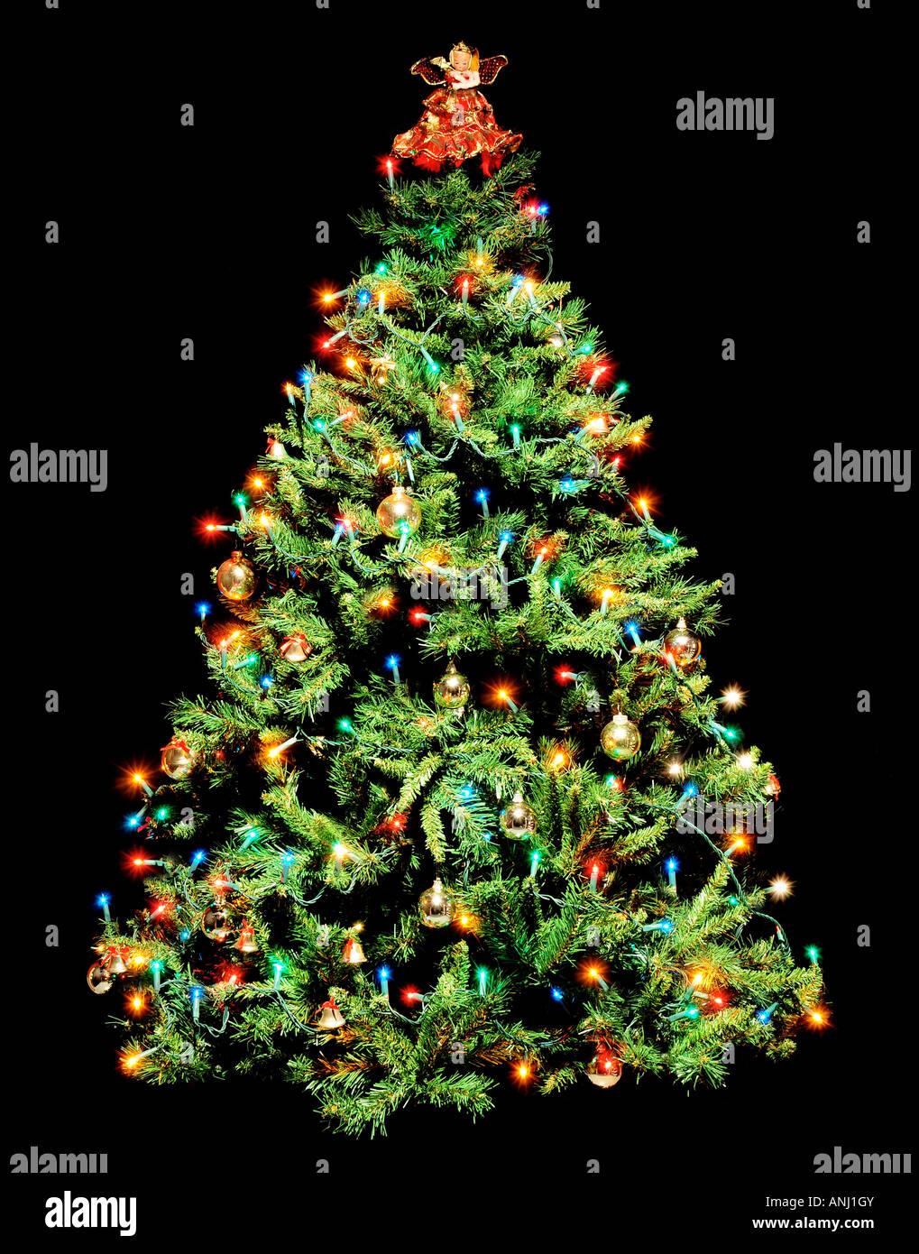A Christmas Tree with lights and baubles. Picture by Patrick Steel ...