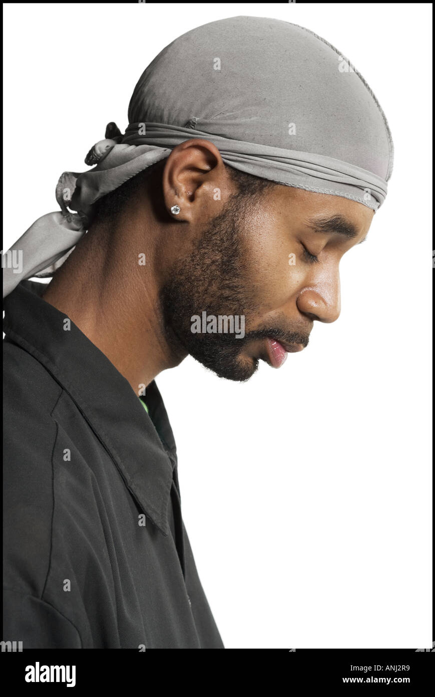 Side profile of a young man Stock Photo - Alamy