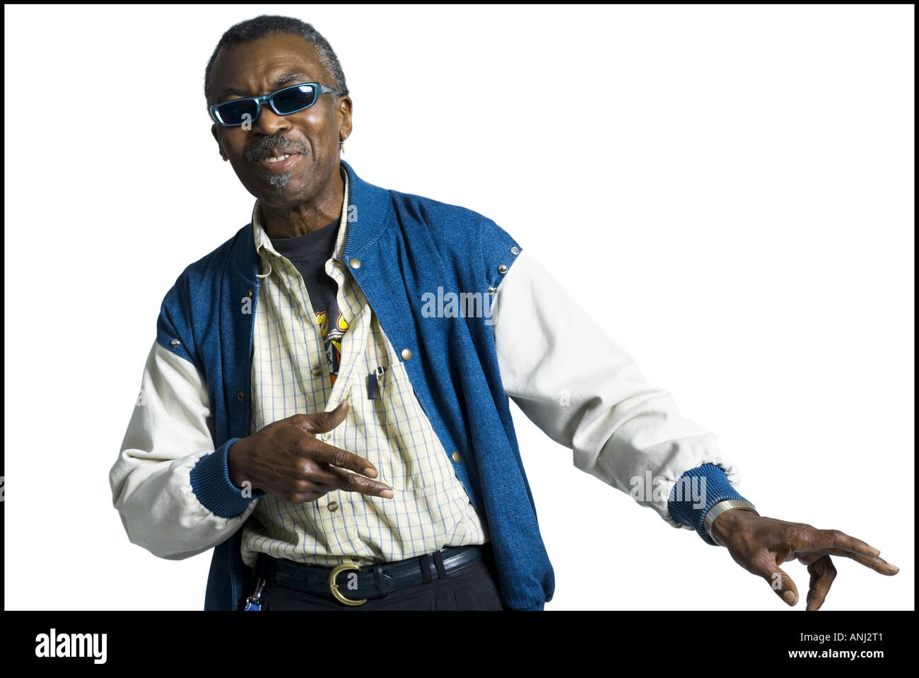 Dancing man open shirt hi-res stock photography and images - Alamy