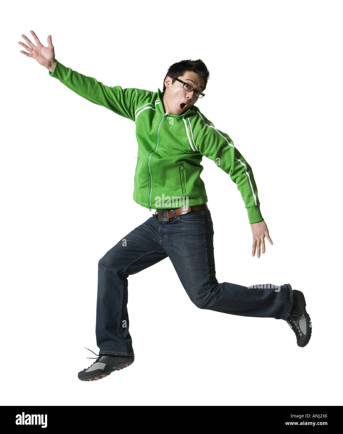 Close up face in open Cut Out Stock Images & Pictures - Alamy