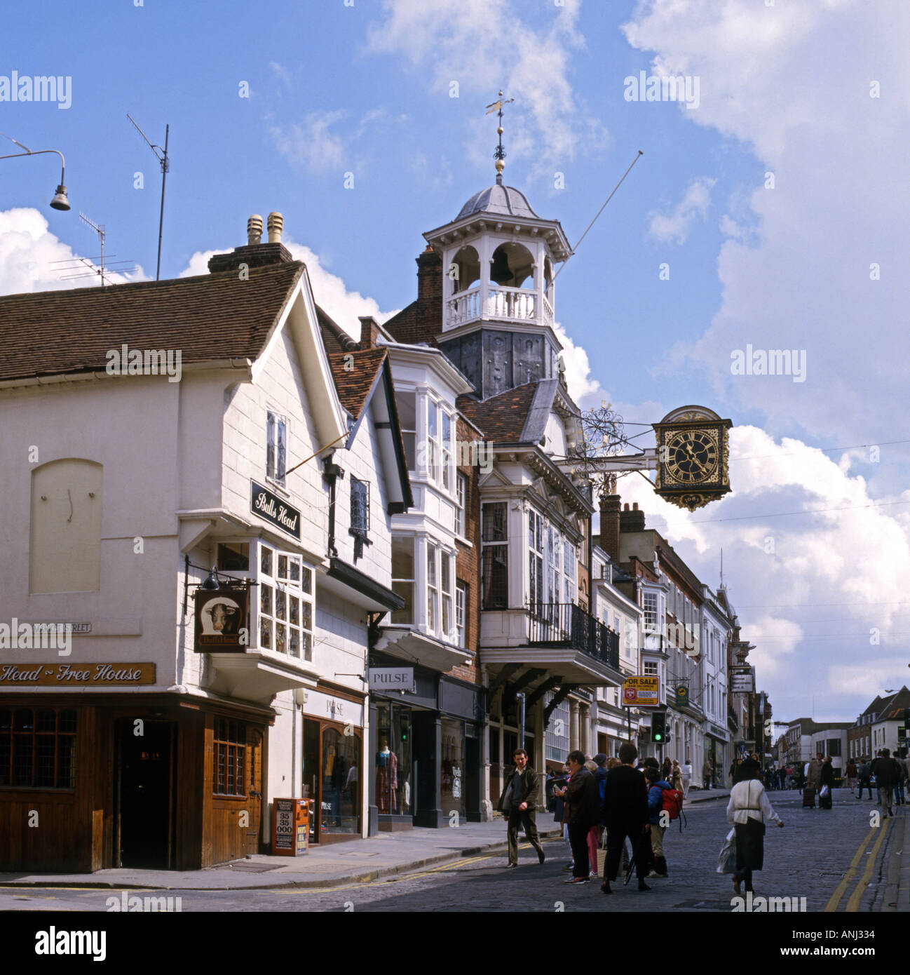 Guildford Town Clock Stock Photos & Guildford Town Clock Stock Images ...