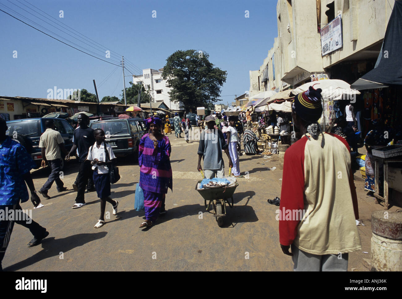 West africa gambia banjul woman hi-res stock photography and images - Alamy
