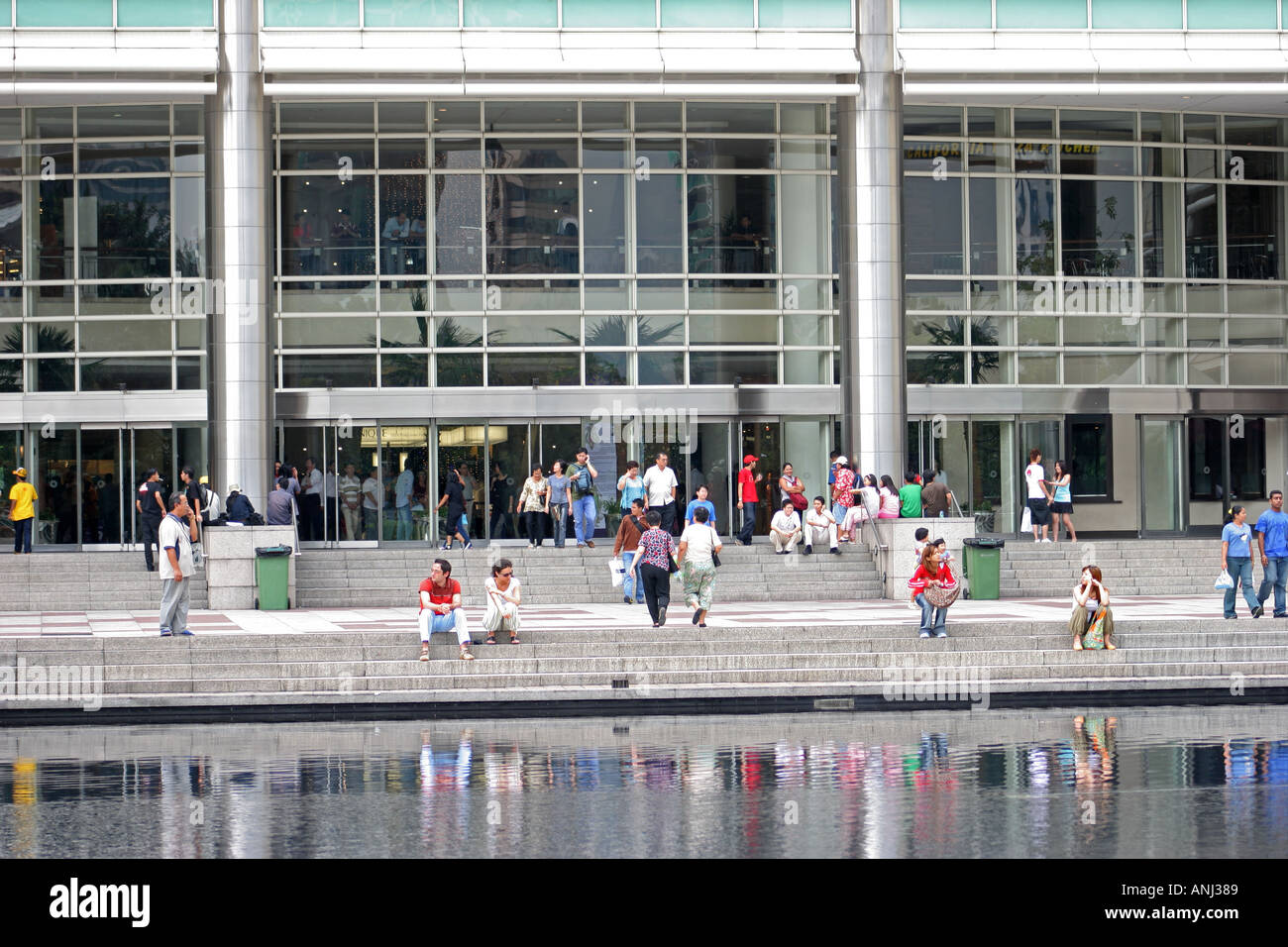 KLCC Terrace Petronas Towers Kuala Lumpur Malaysia Malaysian Stock ...