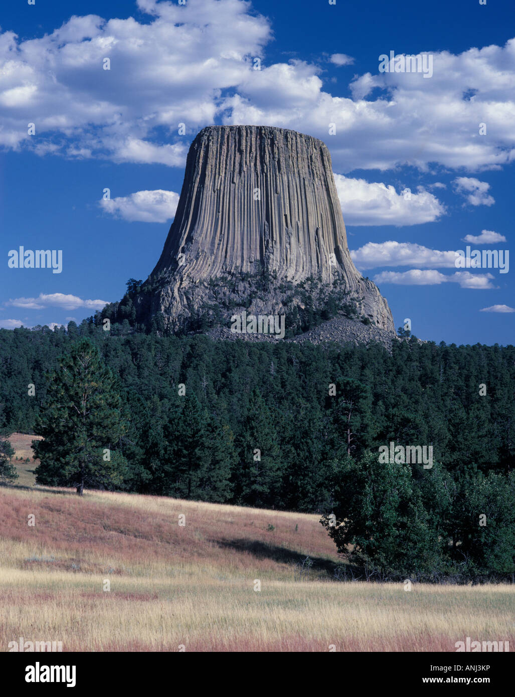 Devils Tower National Monument Stock Photo - Alamy