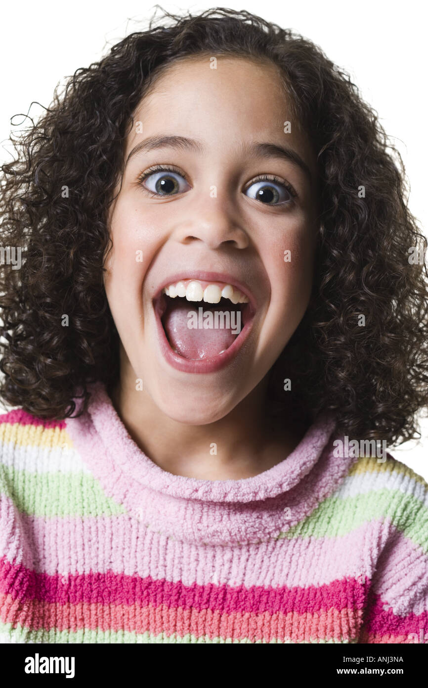Child portrait laughing tween hi-res stock photography and images - Alamy