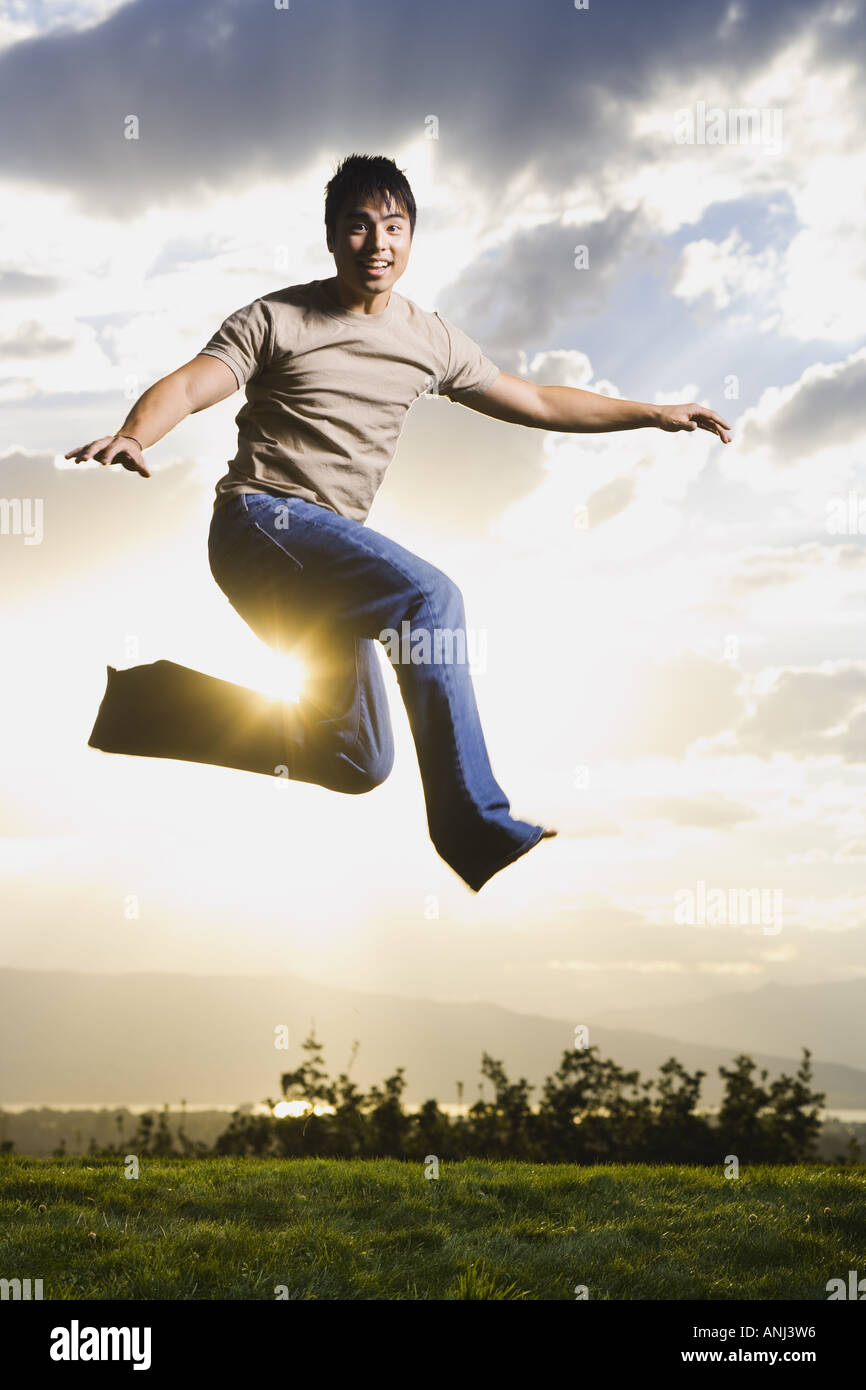 Jumping over something hi-res stock photography and images - Alamy