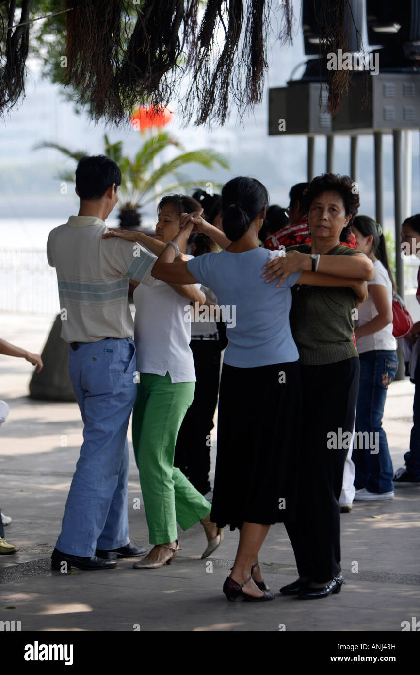 Shamian Dao Sand Surface Island, Guangzhou, China. Public Dance Lesson ...