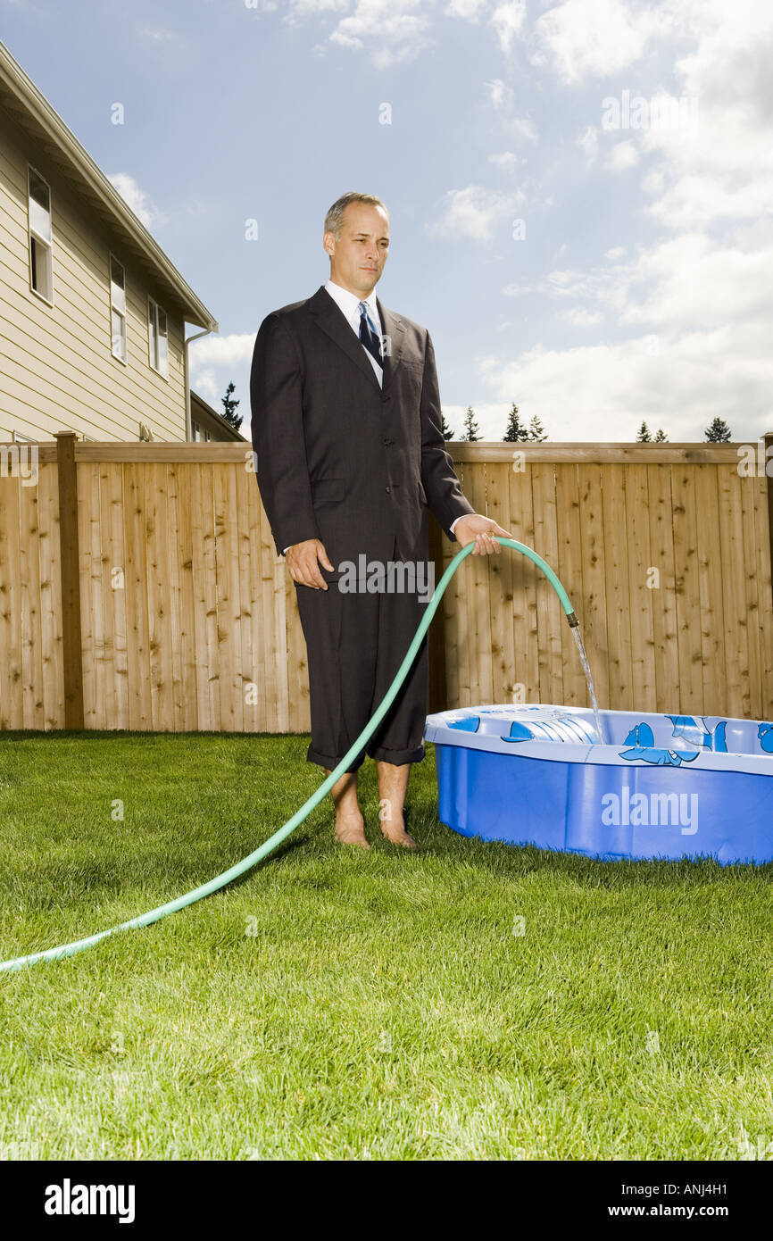 Hose water wading pool hi-res stock photography and images - Alamy