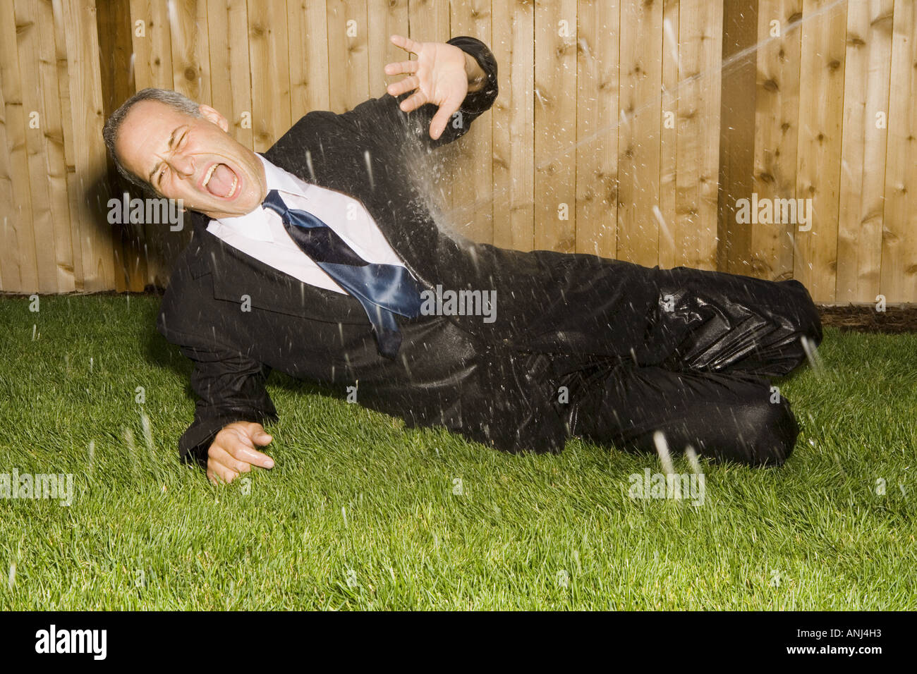 Getting sprayed with water hi-res stock photography and images - Alamy