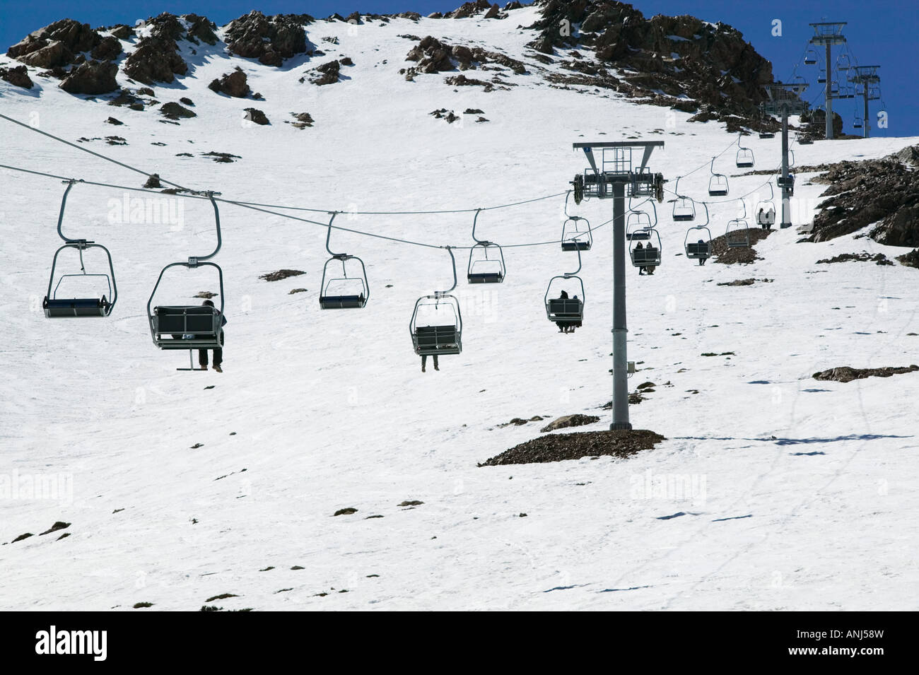 MOROCCO, South of Marrakech, OUKAIMEDEN: Ski Resort in the High Atlas ...