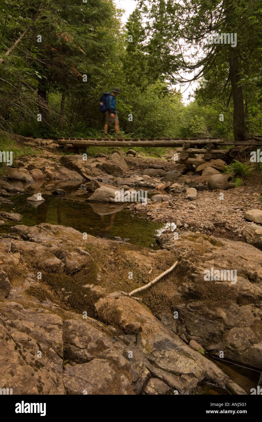 Trail crossing rocky river hi-res stock photography and images - Alamy