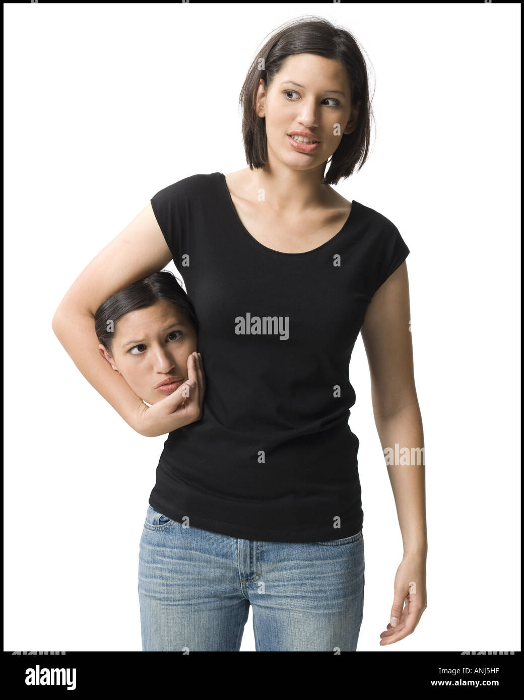 Woman cut another woman hi-res stock photography and images - Alamy