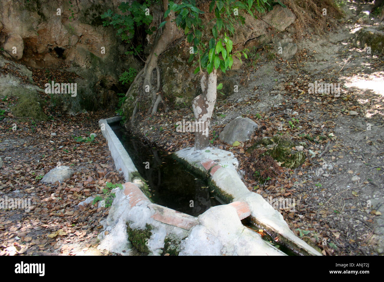 Crop Irrigation Channel Stock Photo - Alamy