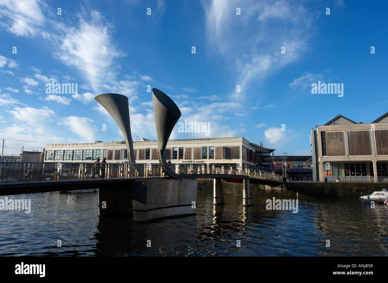 Pero's Bridge, Bristol Harbour, England Stock Photo - Alamy