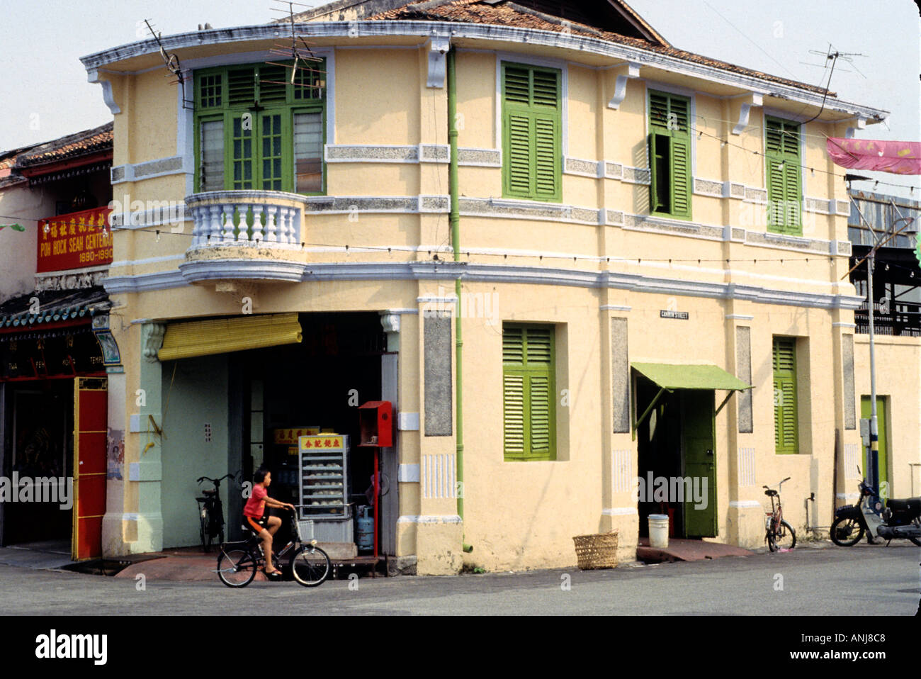 typical house in Penang Malaysia Stock Photo - Alamy