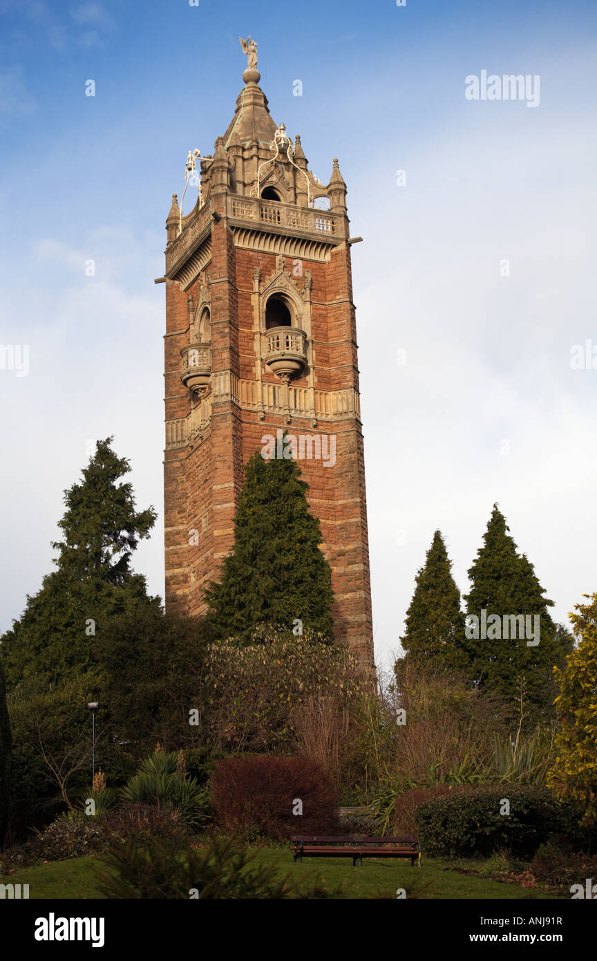 Late 19th Century Cabot Tower Brandon Hill Bristol England Stock Photo ...