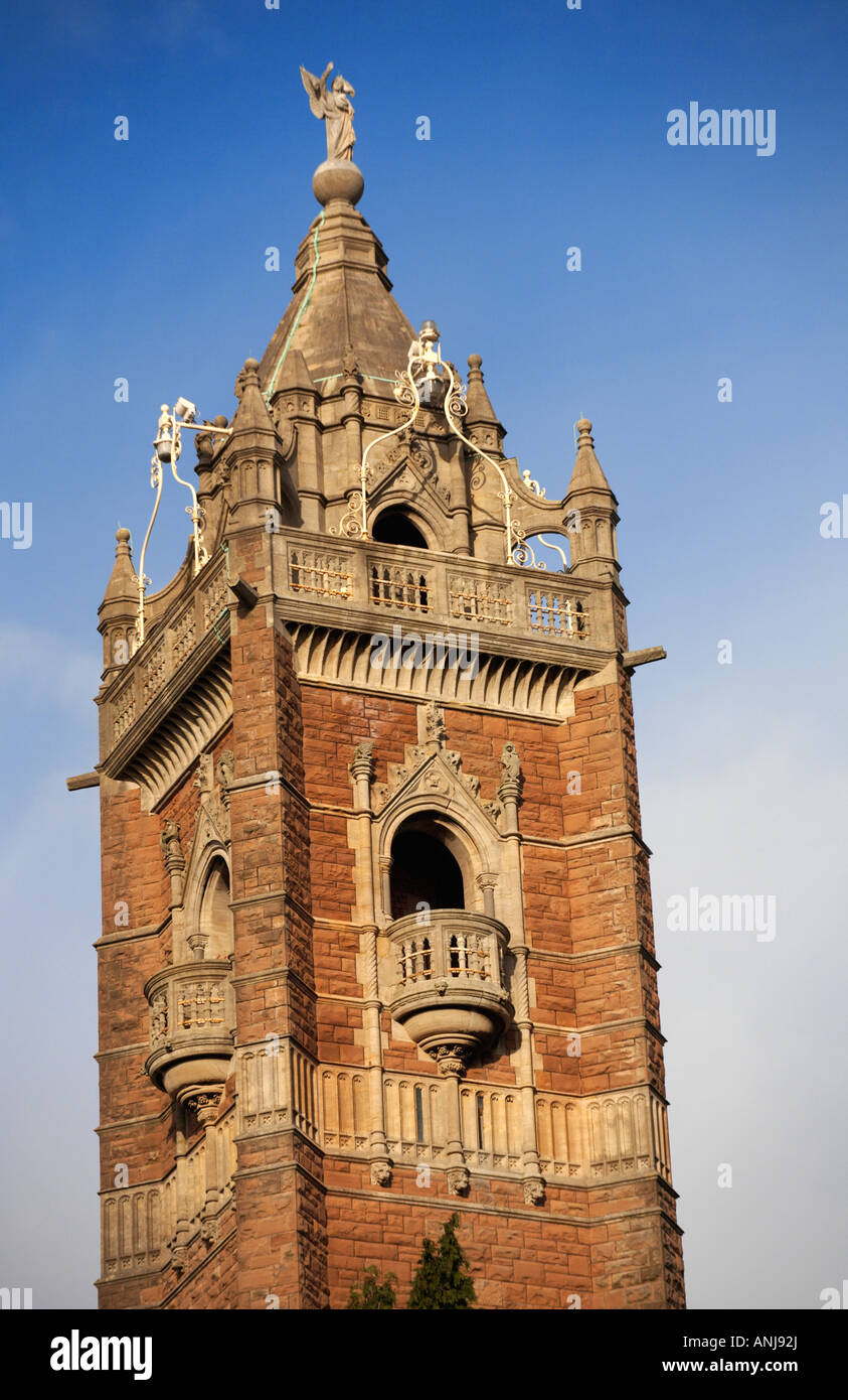 Late 19th Century Cabot Tower Brandon Hill Bristol England Stock Photo ...