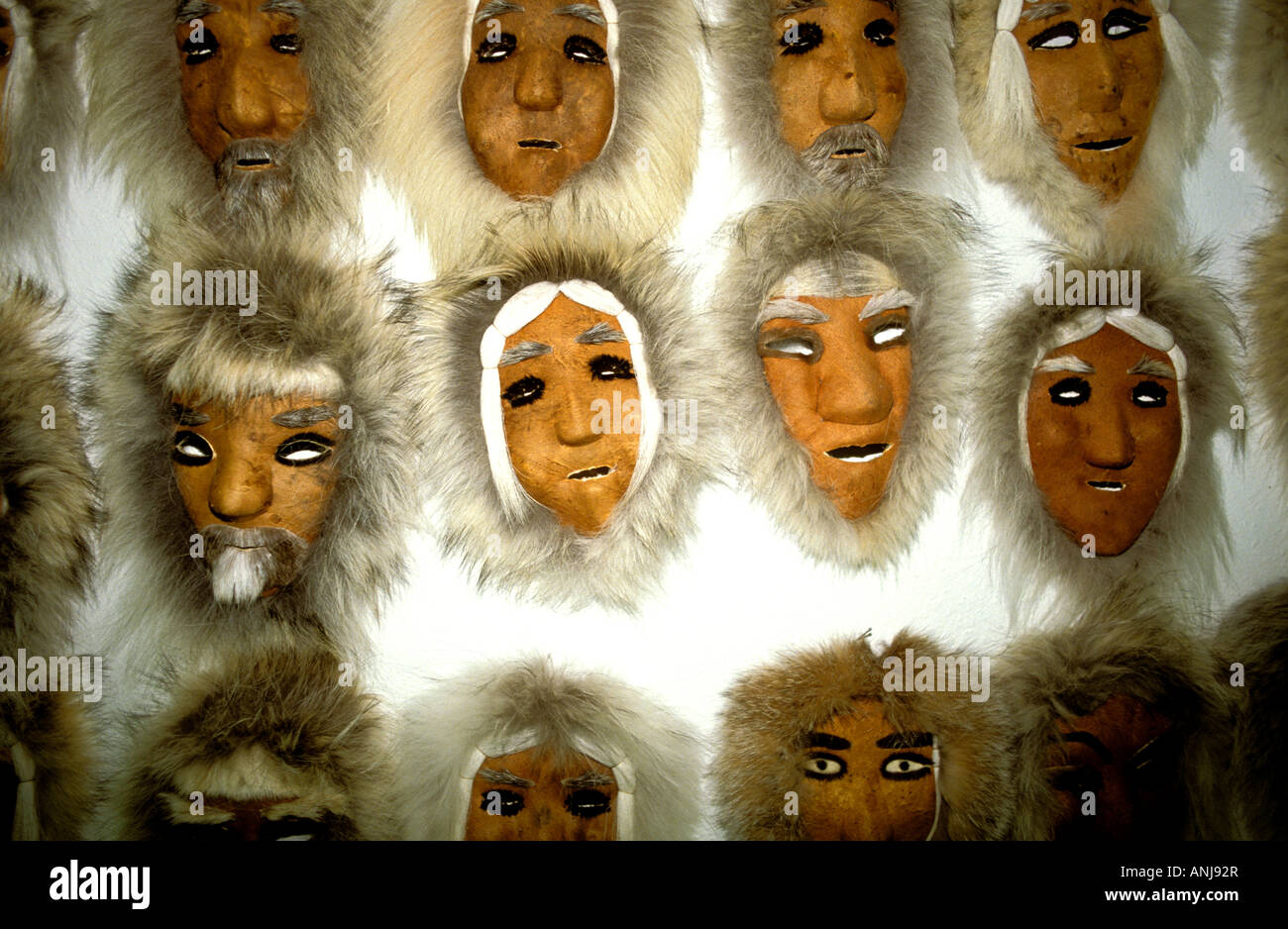 AK Alaska Gates of the Arctic National Pa Anaktuvuk Pass Eskimo village ...