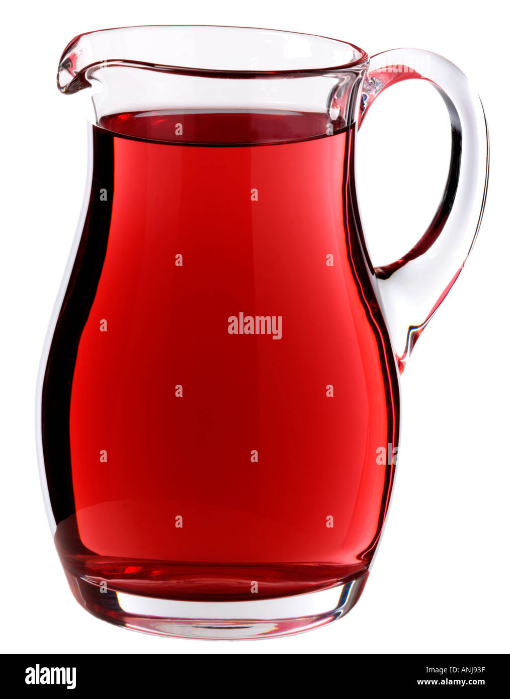 JUG OF FRUIT JUICE ON WHITE Stock Photo - Alamy