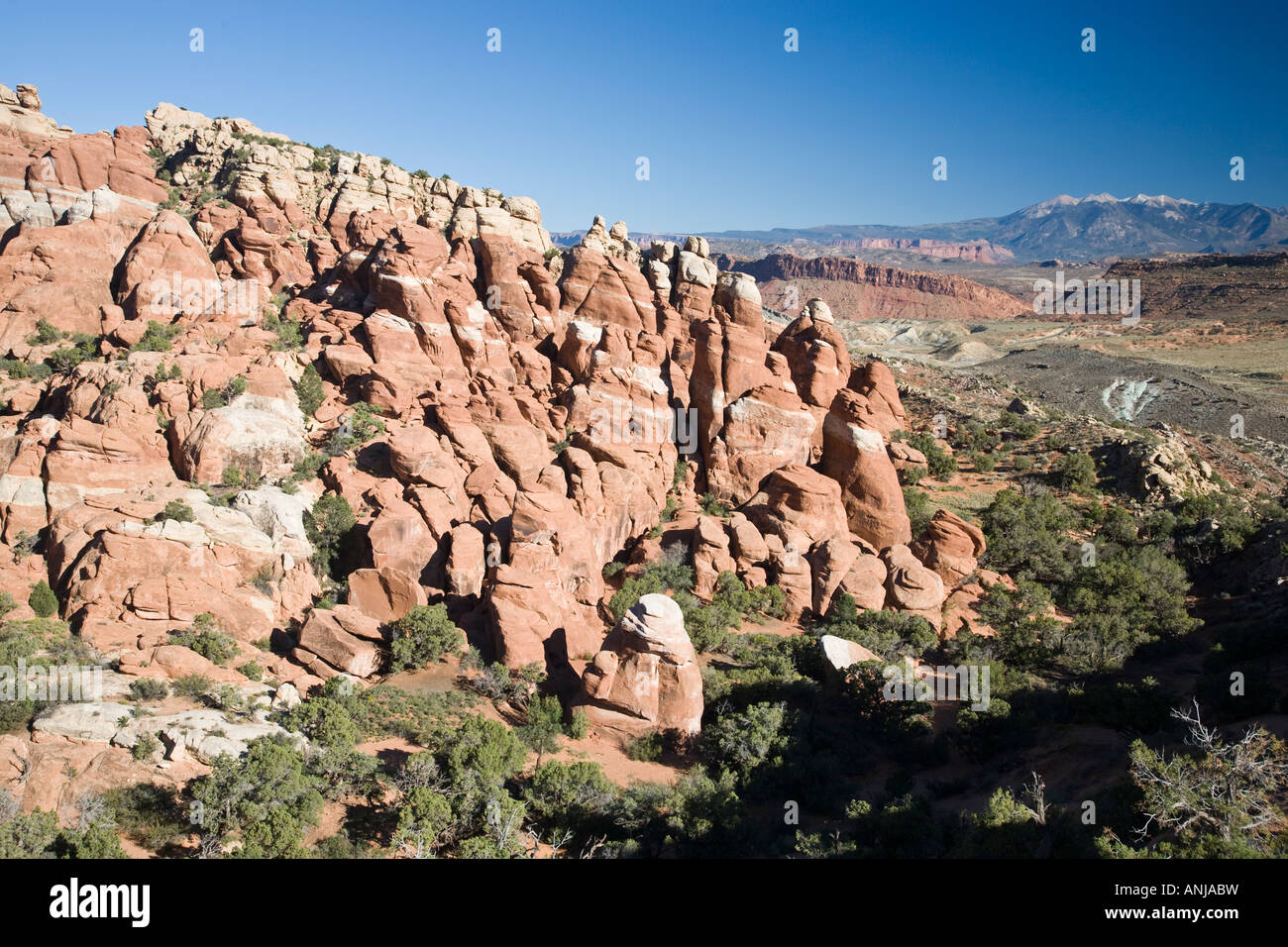 Fiery Furnace - Rock formation in Arches National Park in Utah, USA ...