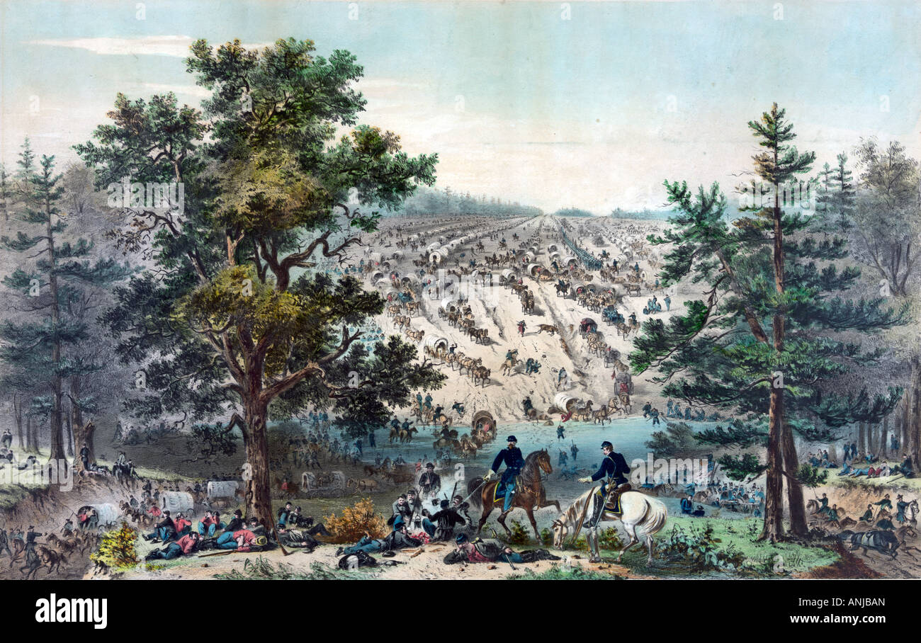 The Army of the Potomac Stock Photo - Alamy