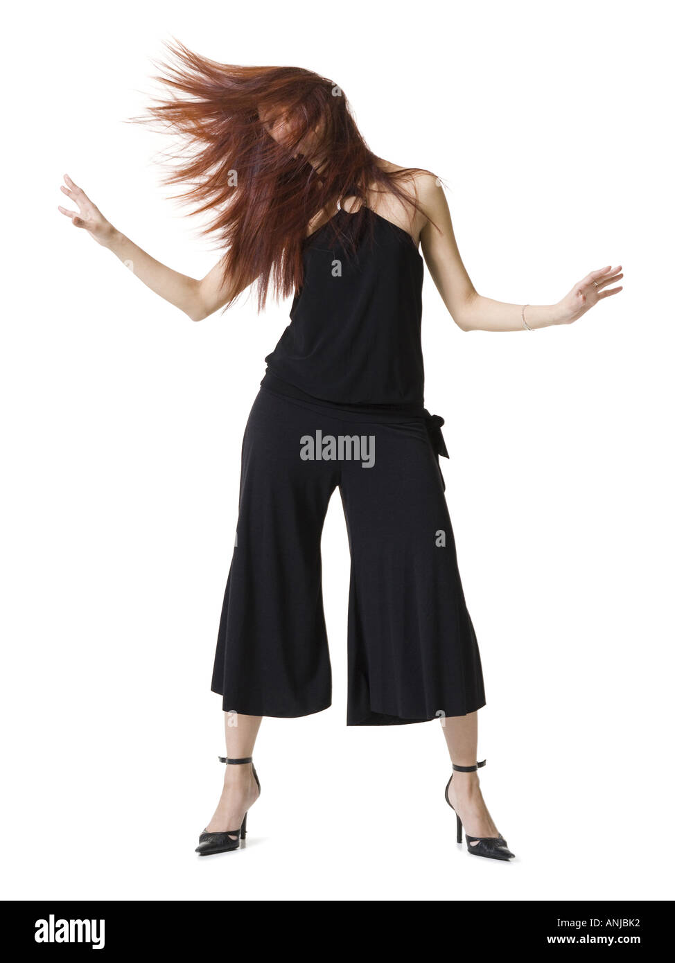 Head shot woman silhouette Cut Out Stock Images & Pictures - Alamy