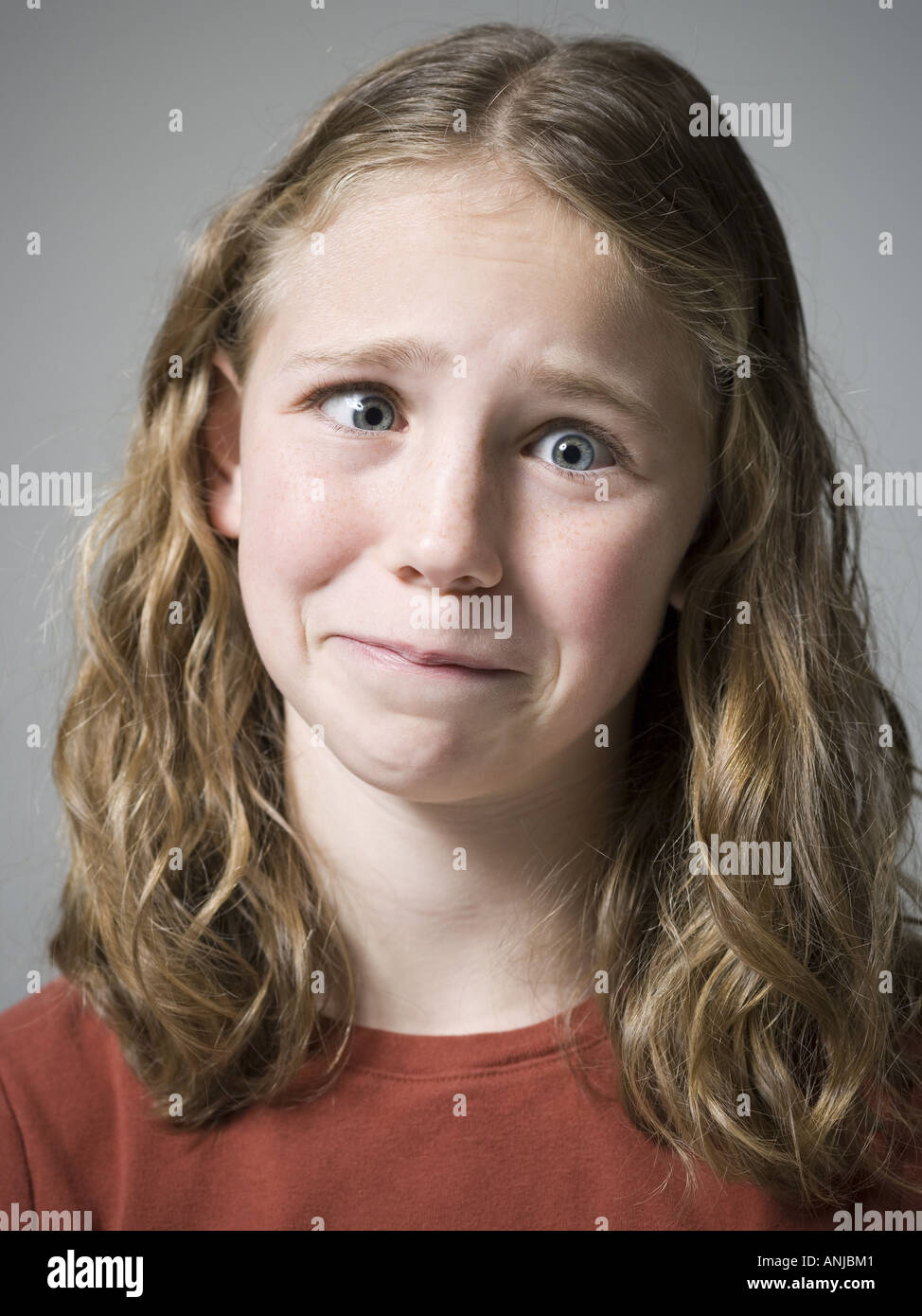 Adolescence anxiety blond casual hi-res stock photography and images ...
