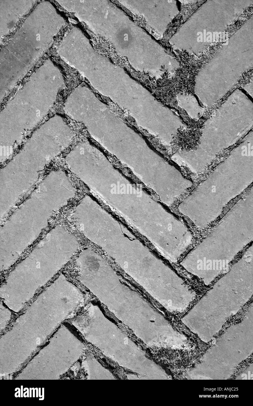 Stacked up bricks Black and White Stock Photos & Images - Alamy