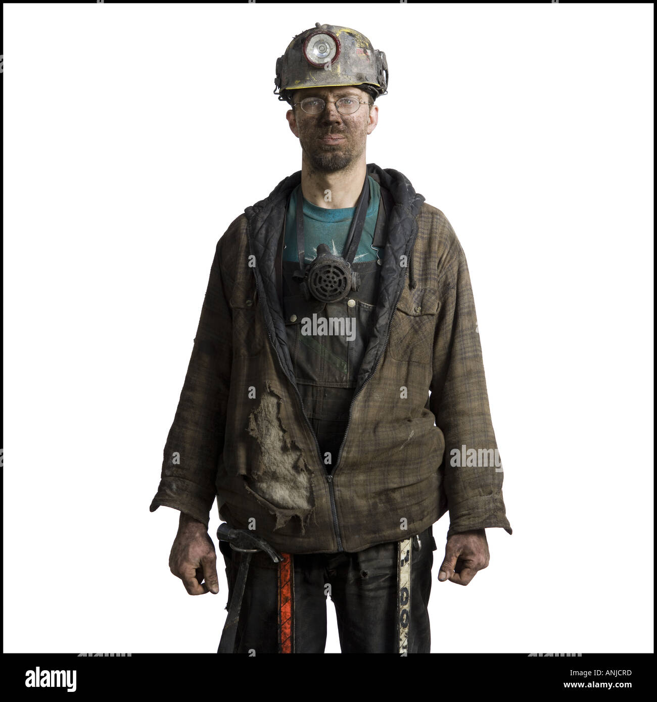 Portrait miner wearing hardhat headlamp hi-res stock photography and ...