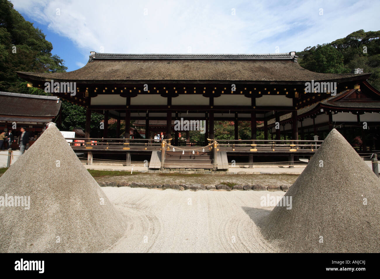 Kamigamo Shrine, Saiden & Tatezuna, Kyoto, Japan Stock Photo - Alamy