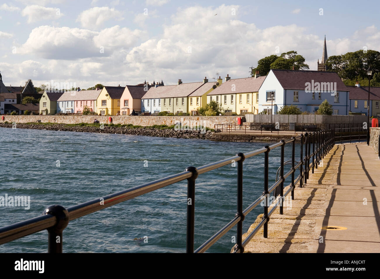 UK Northern Ireland County Down Killyleagh New Quayside housing ...