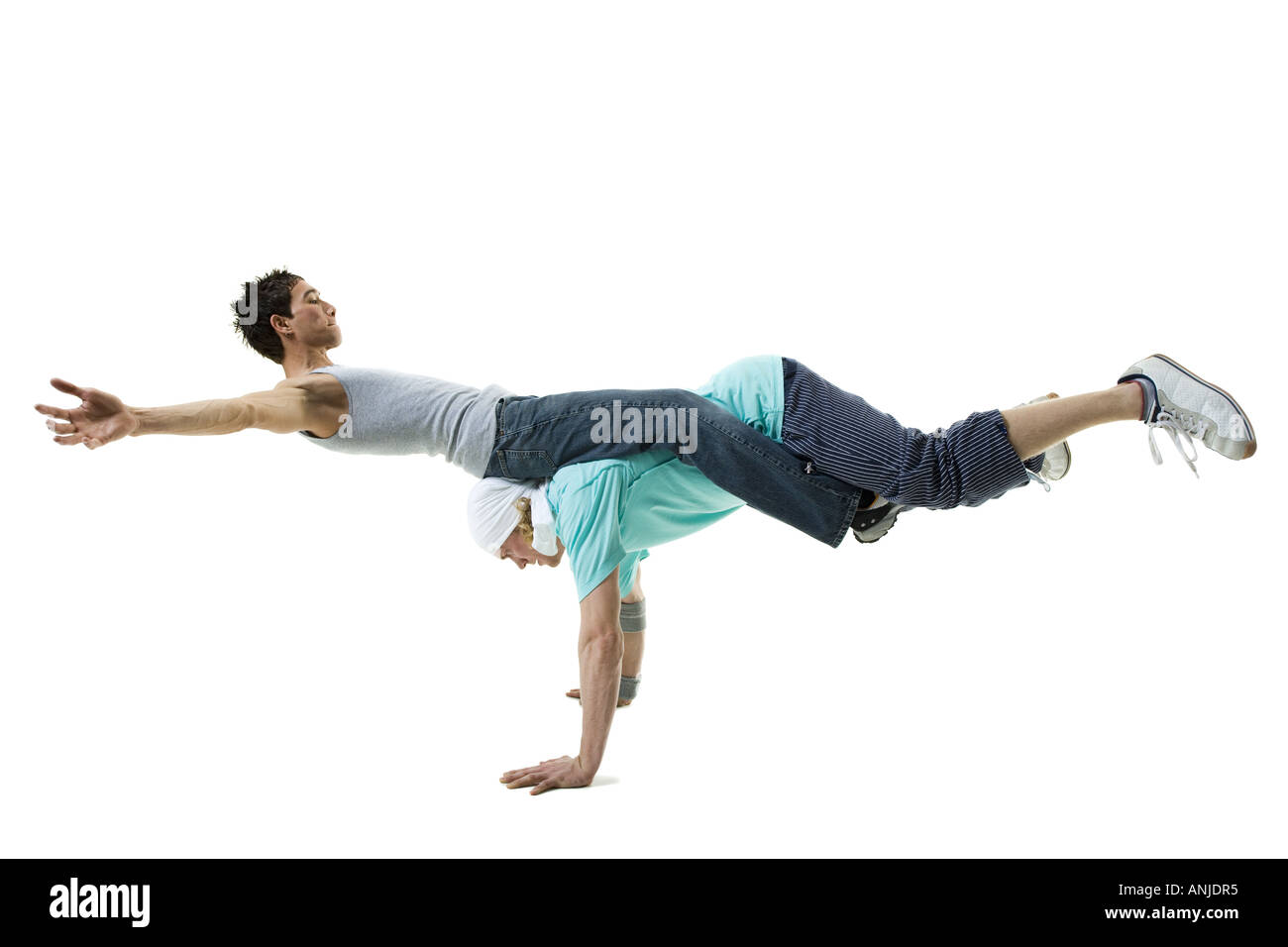 Two caucasian males men Cut Out Stock Images & Pictures - Alamy