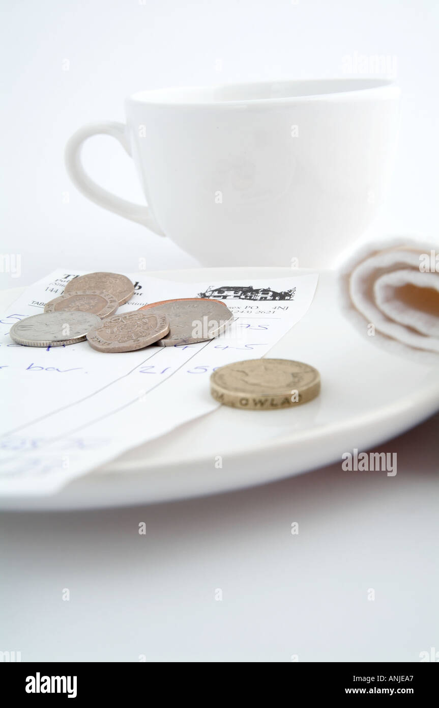 Restaurant tip hi-res stock photography and images - Alamy