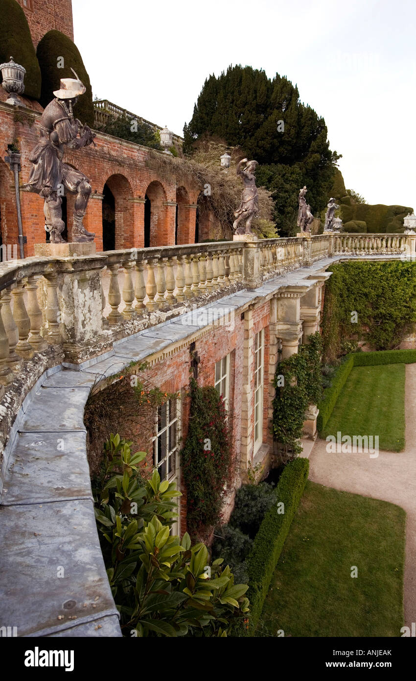 UK Wales Powys Welshpool Powis Castle gardens Stock Photo - Alamy