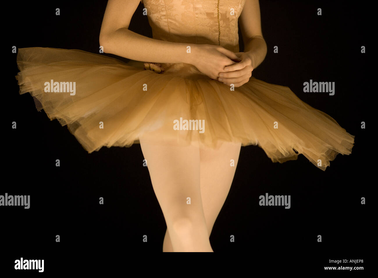 Ballerina in tutu dancing Stock Photo - Alamy