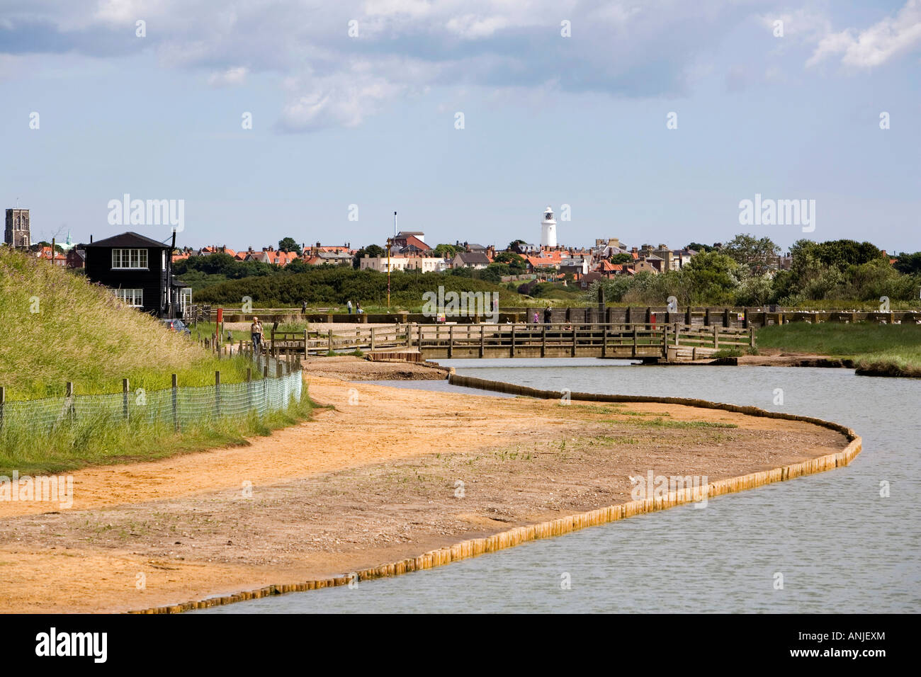 Postcard view walberswick hi-res stock photography and images - Alamy