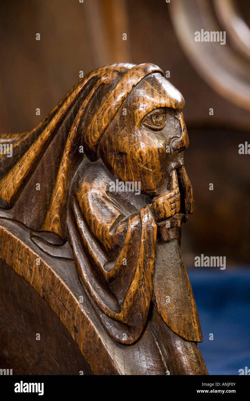 Medieval wooden carving hi-res stock photography and images - Alamy