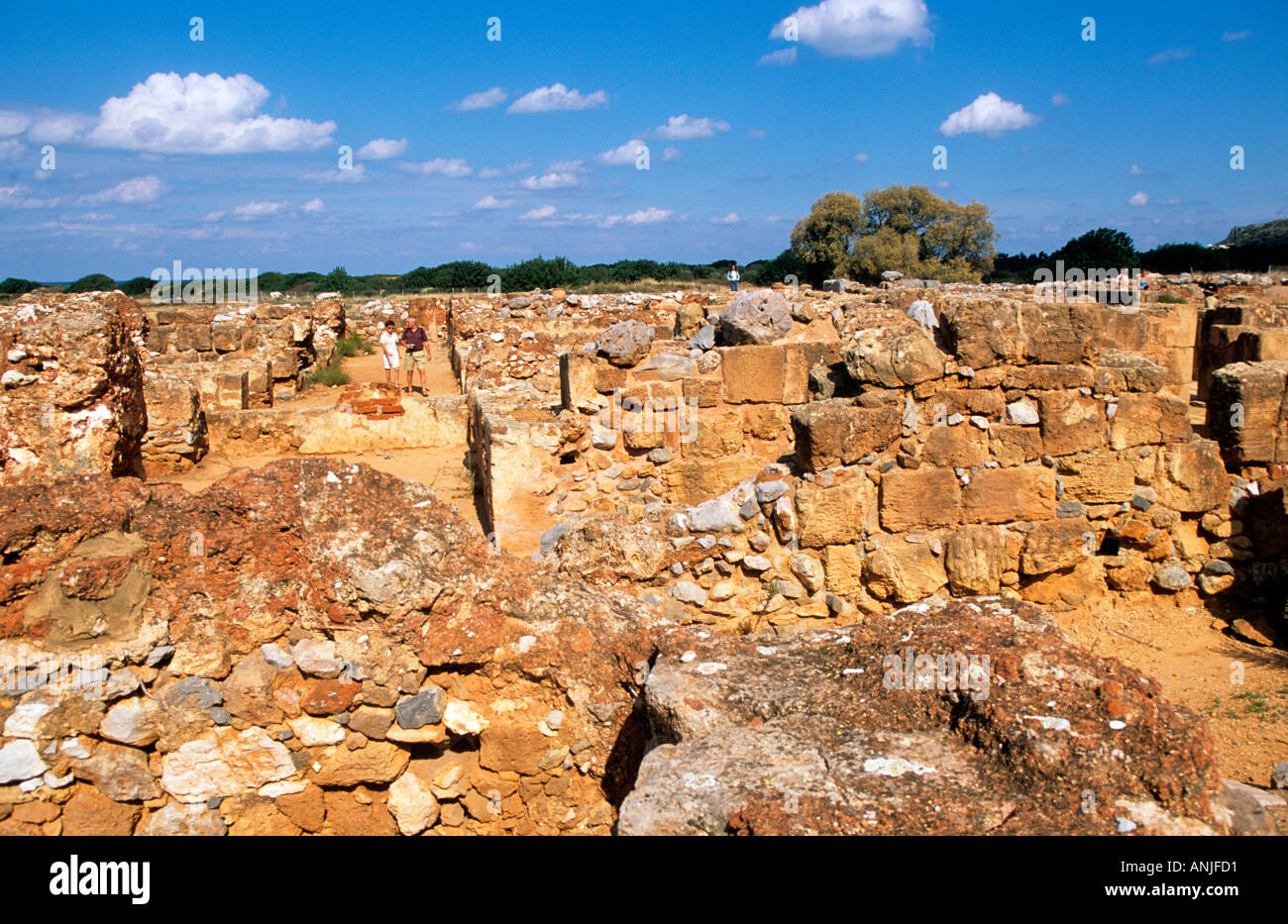 greece crete malia the ruins of the minoan palace Stock Photo - Alamy