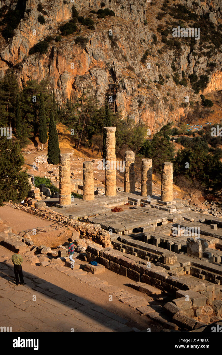 Delphi temple of apollo hi-res stock photography and images - Alamy