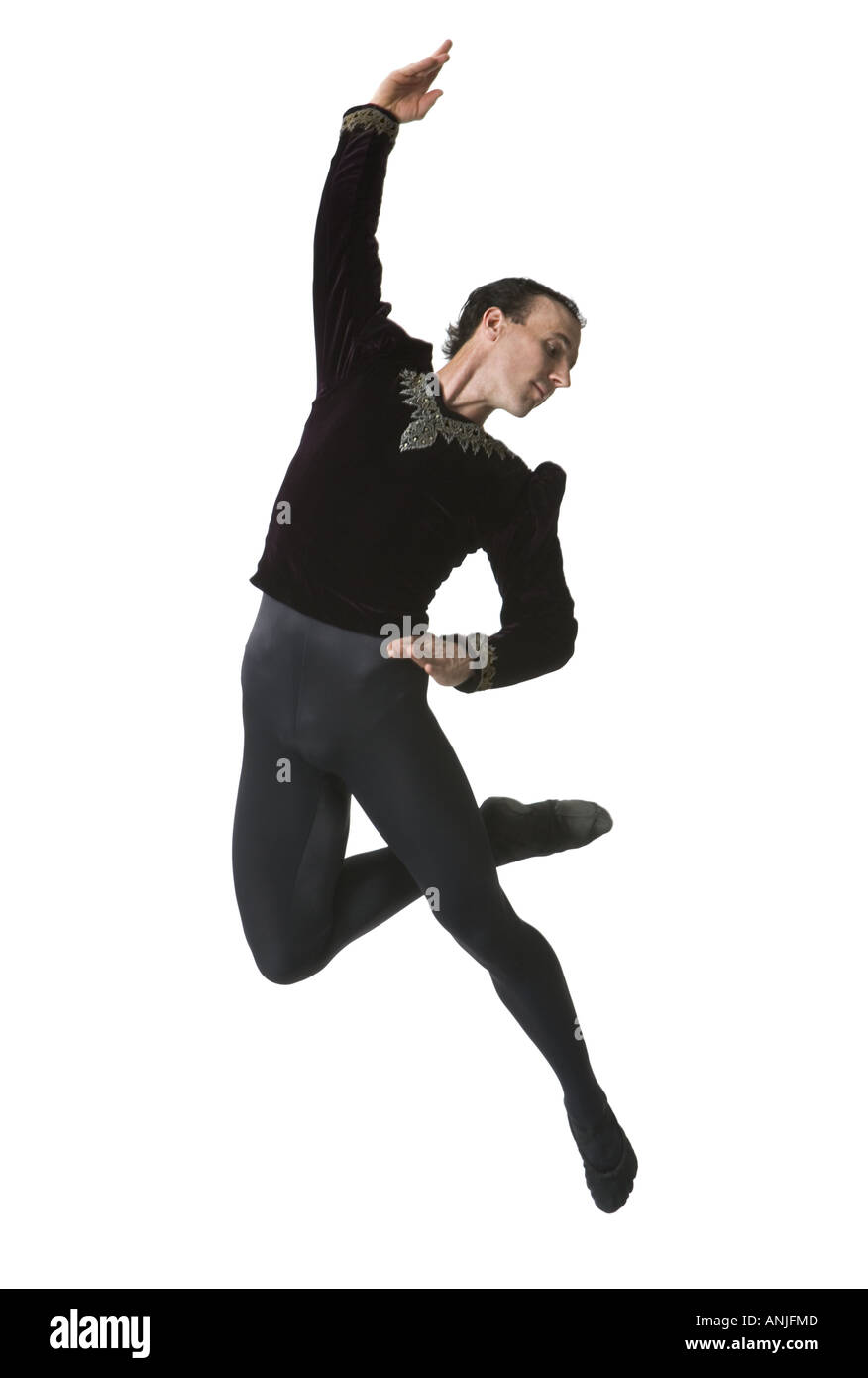 Male ballet dancer performing on stage hi-res stock photography and ...