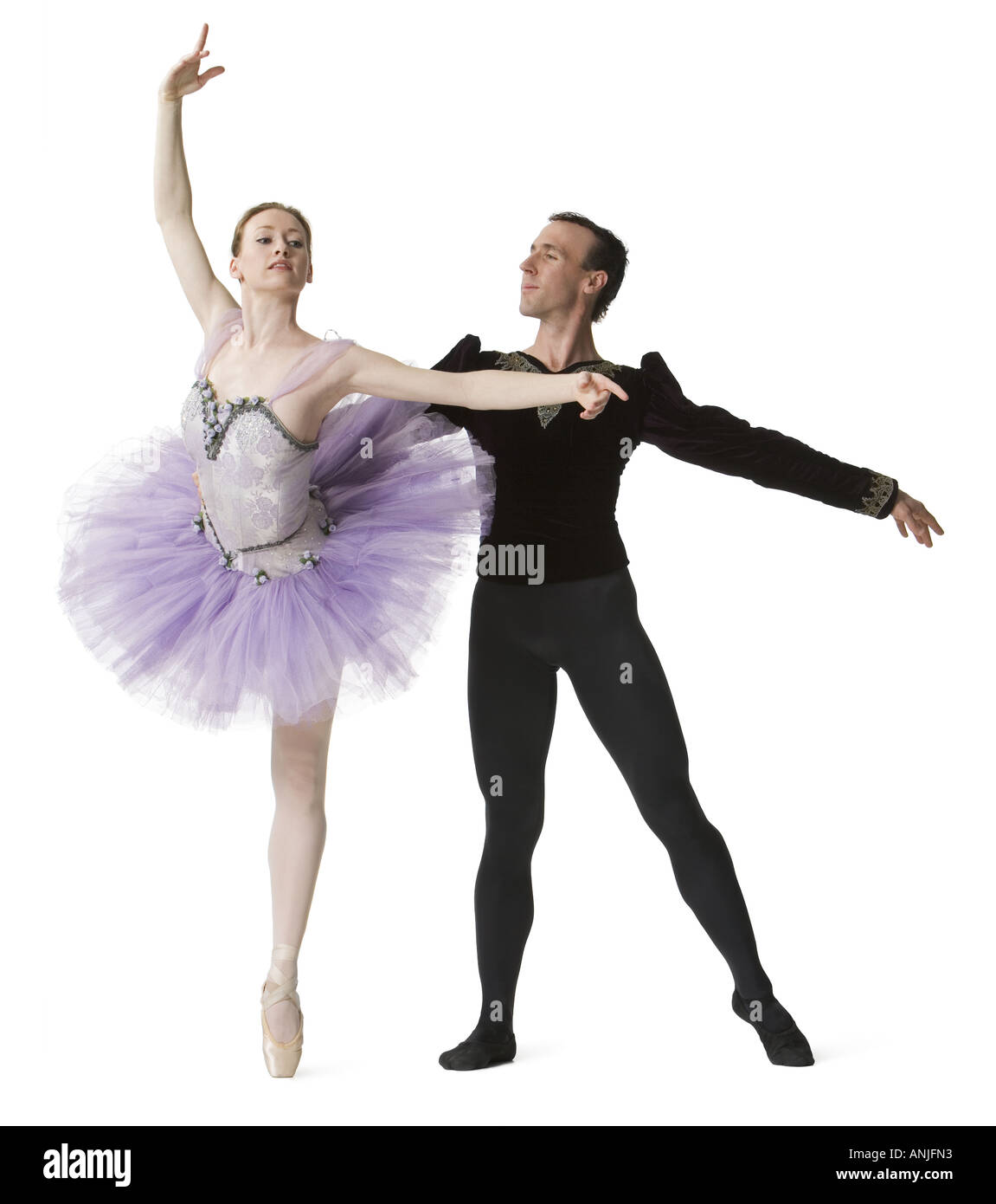 Ballet dancers performing ballet Stock Photo - Alamy