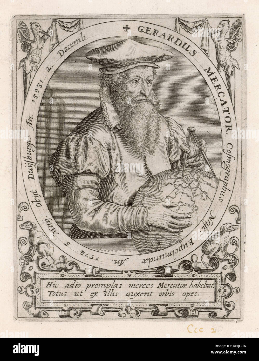 Cartographer gerardus mercator hi-res stock photography and images - Alamy