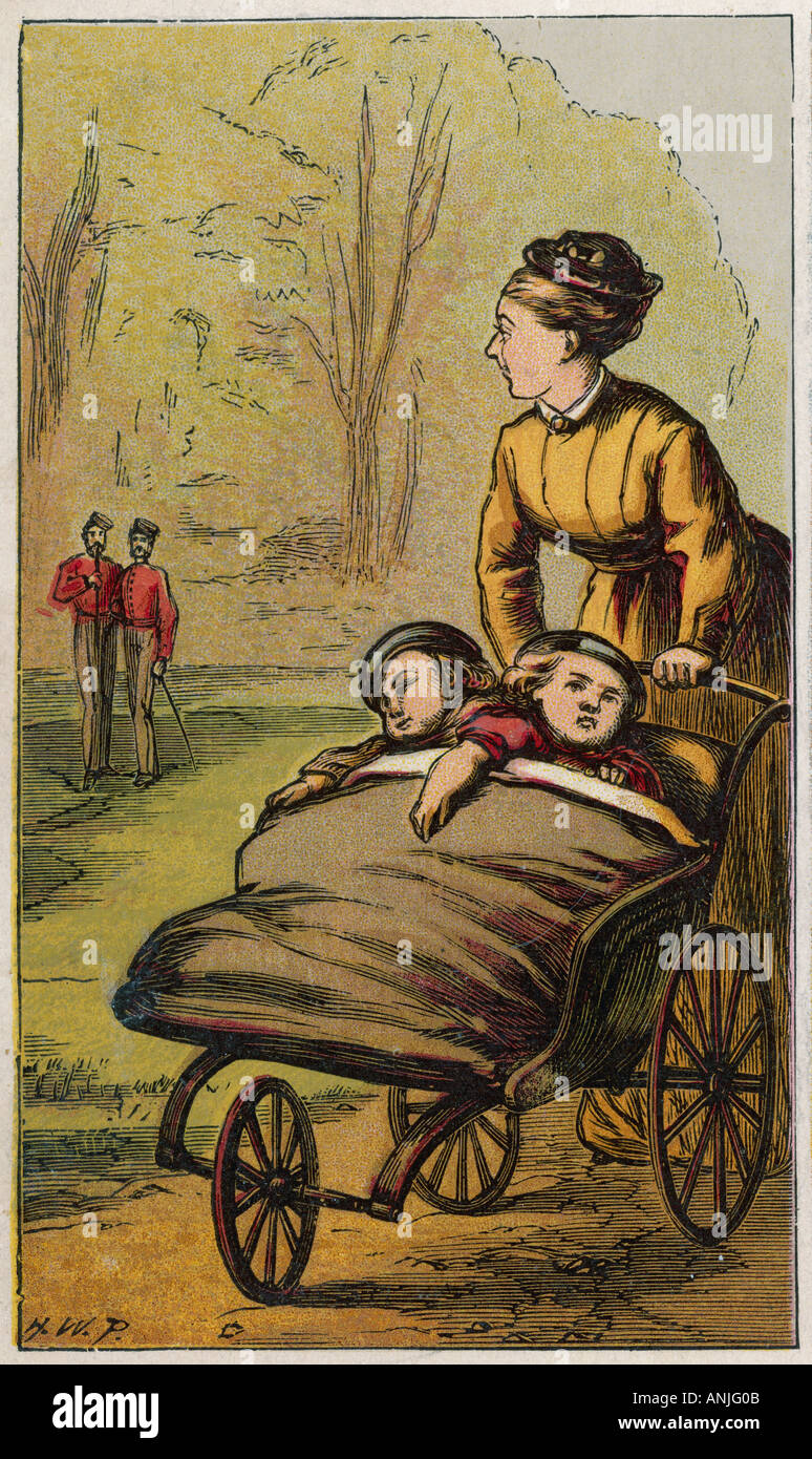 Nurse takes two children out hi-res stock photography and images - Alamy