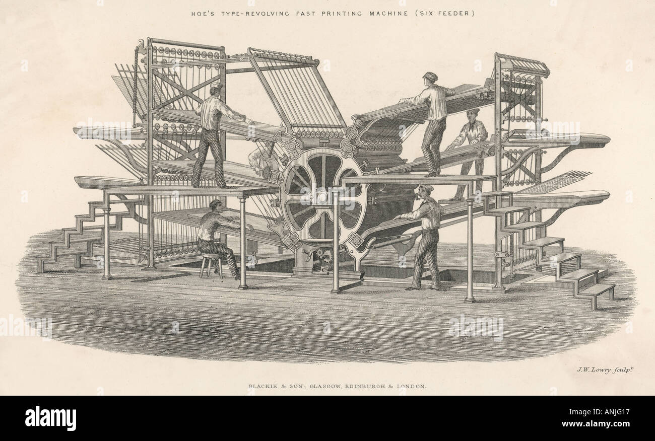 Historical printing equipment hi-res stock photography and images - Alamy