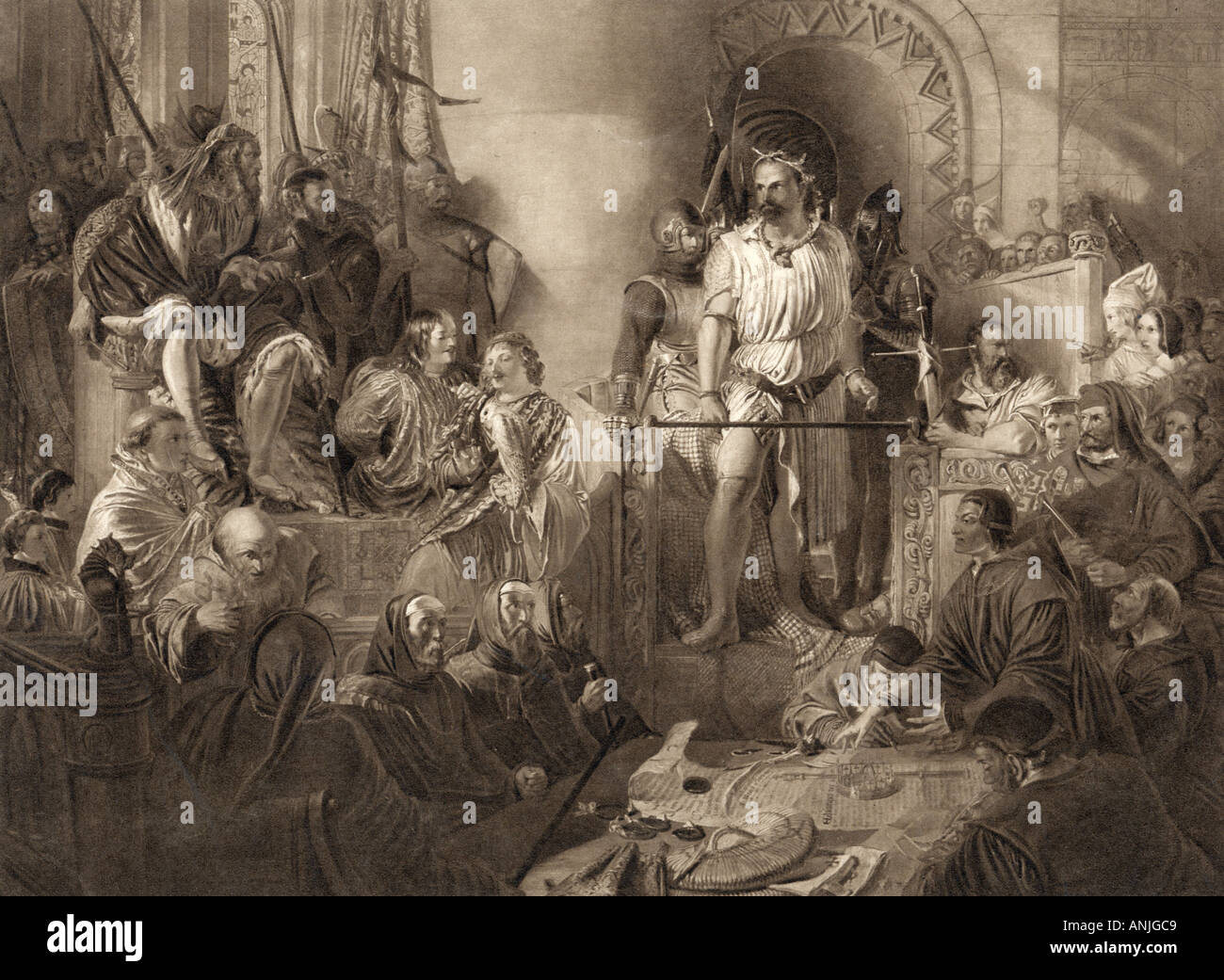William wallace 1305 hi-res stock photography and images - Alamy