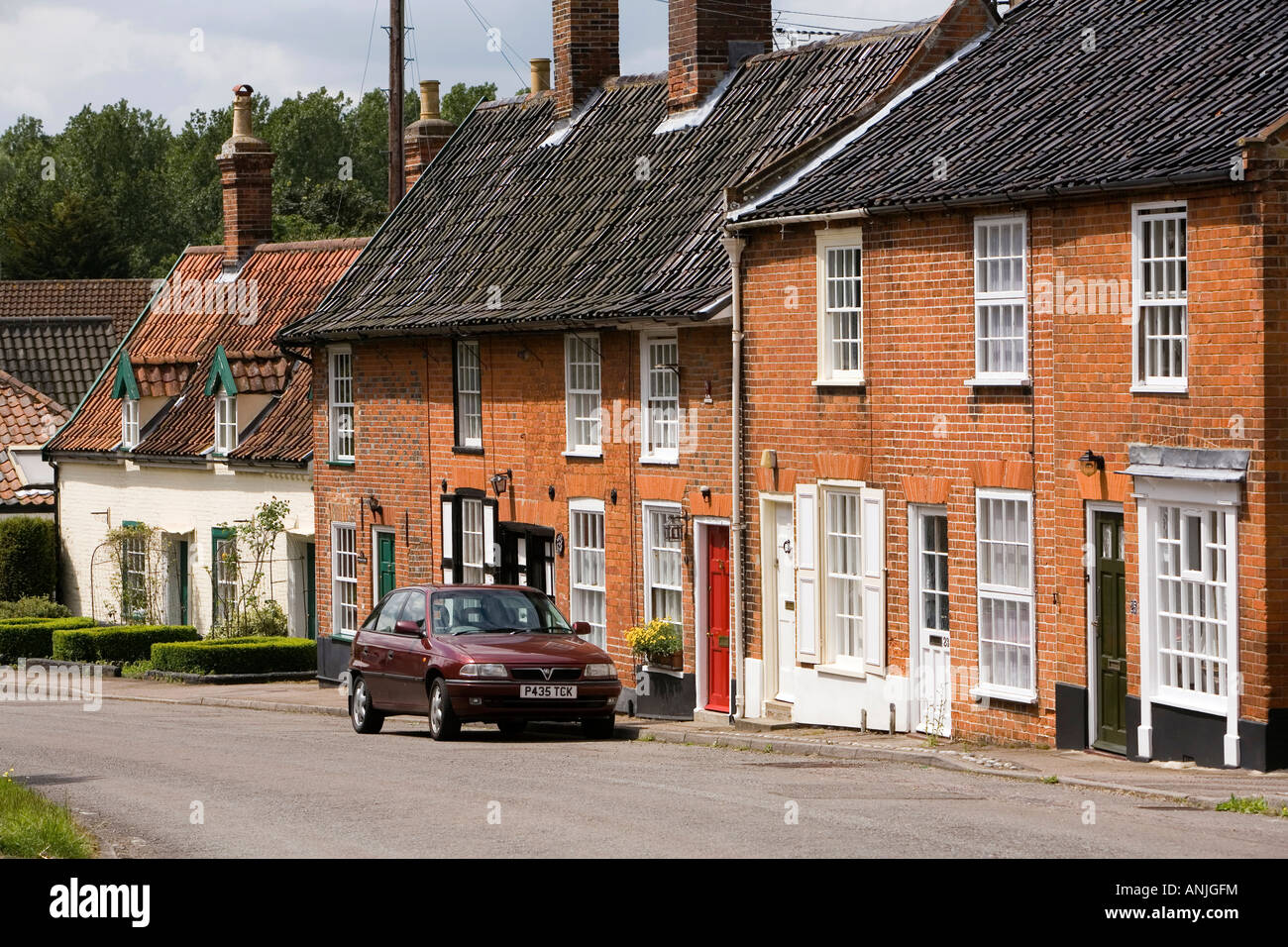 UK Suffolk Southwold Wangford village High Street Stock Photo - Alamy