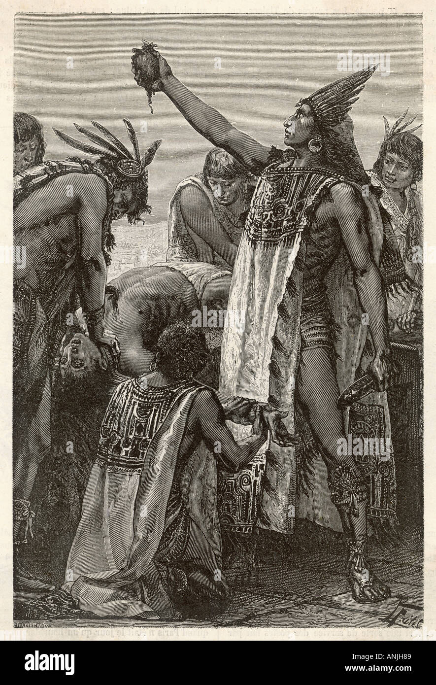 Human sacrifice aztecs hi-res stock photography and images - Alamy