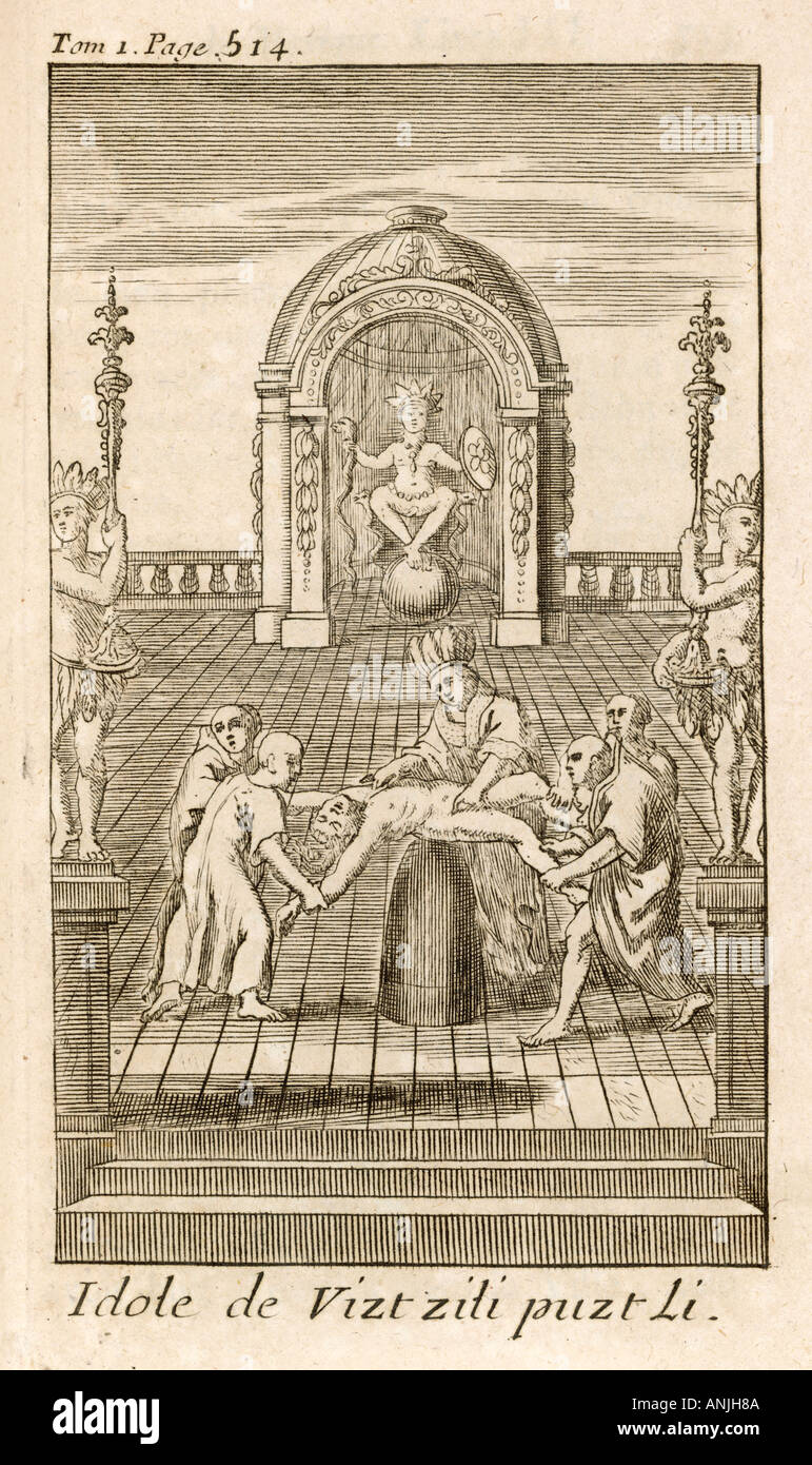 Human sacrifice aztecs hi-res stock photography and images - Alamy