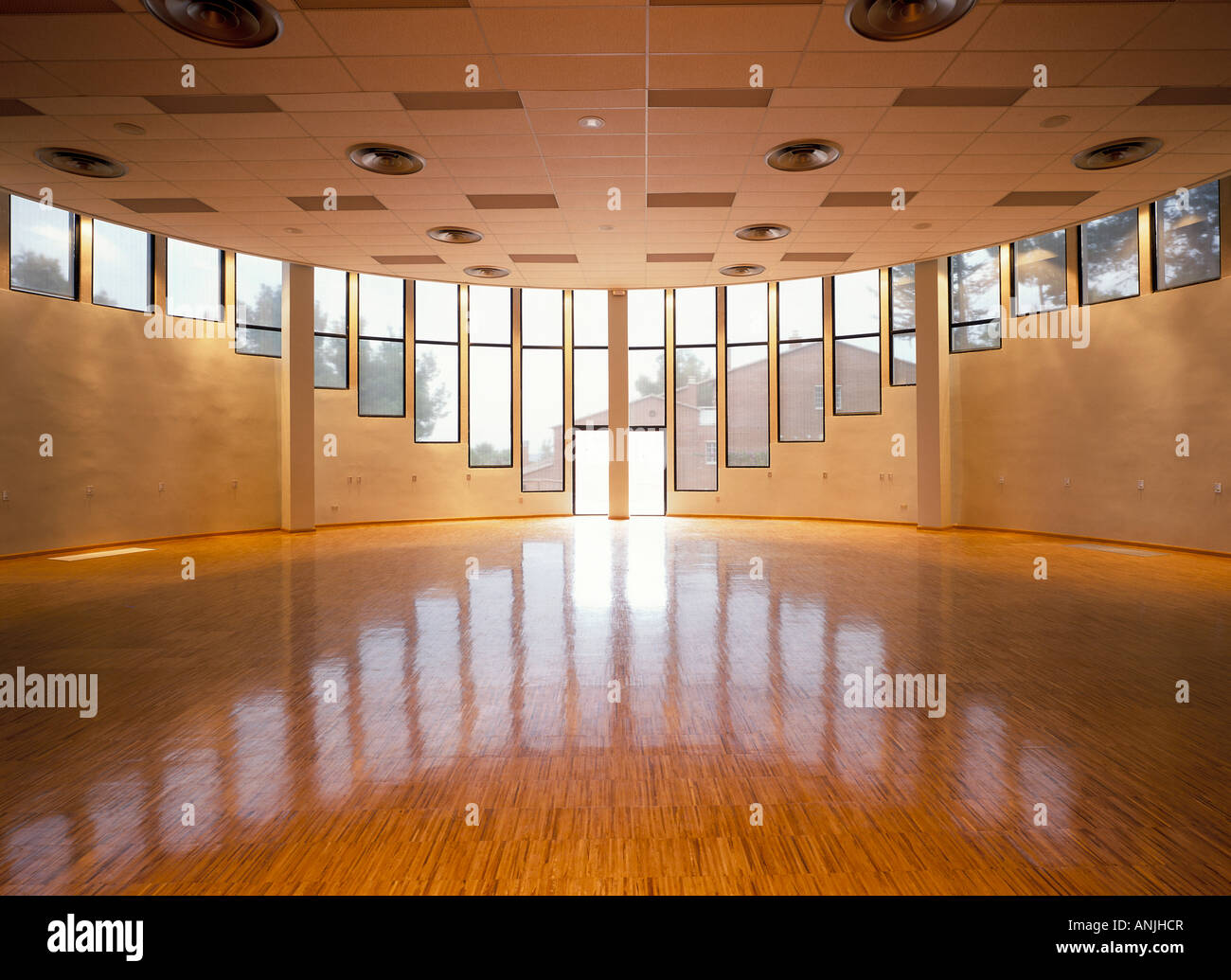 View of a spacious hall Stock Photo - Alamy