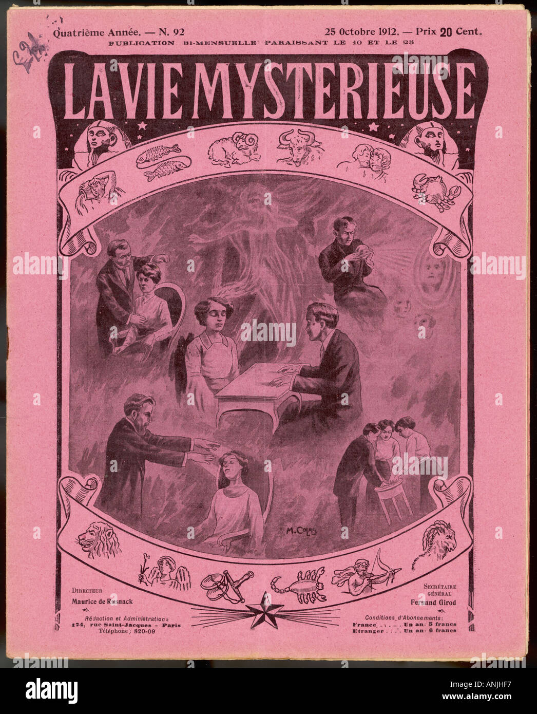 Paranormal Esp 1912 Stock Photo - Alamy